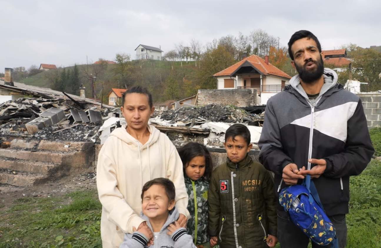 Ramiza Gigović - Baraka potpuno izgorjela ja izgubila dijete u stomaku ...
