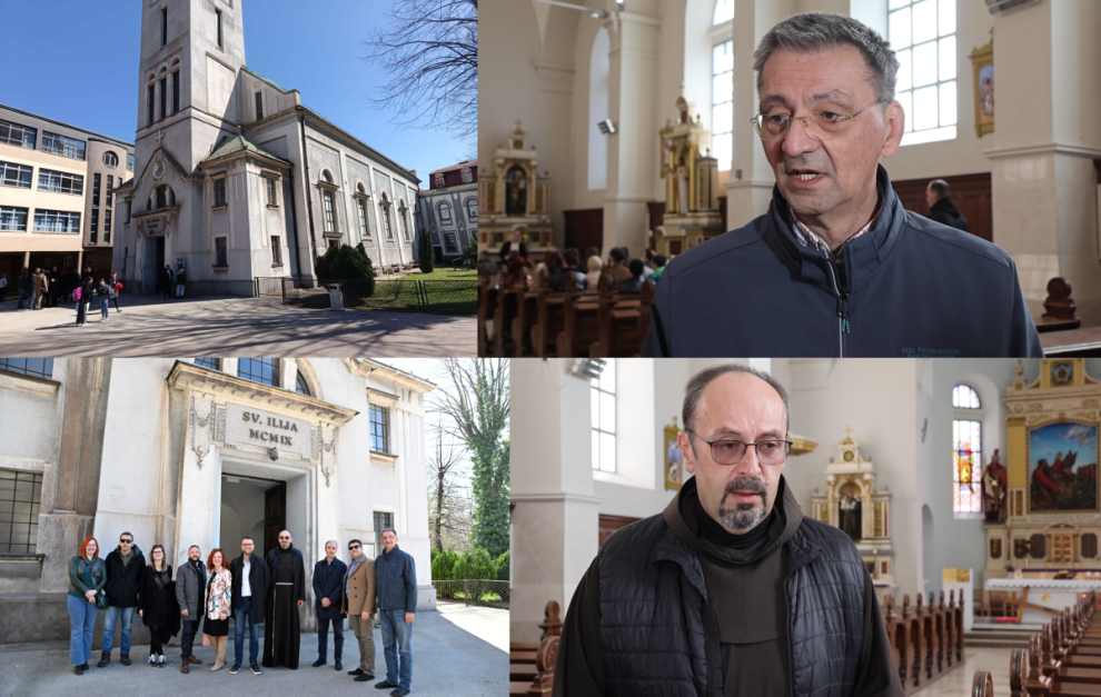 Prezentovan plan revitalizacije Crkve Svetog Ilije u Zenici studentima iz Zenice, Zadra i ...